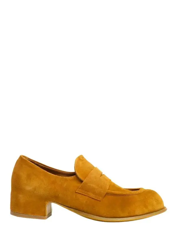 ÉPICE Suede Penny Ballet Flats - Neutrals