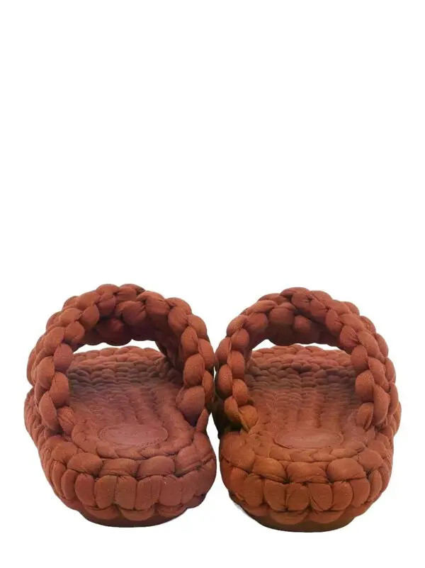 Chloé Kamy Braided Platform Sandals - Brown