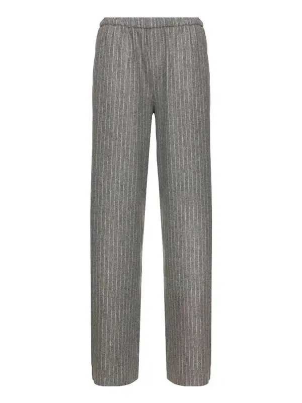 DRYKORN Pinstripe Trousers - Grey