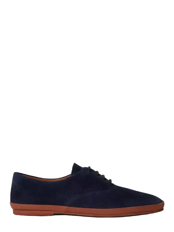 Polo Ralph Lauren Lace-up Leather Sneakers - Blue