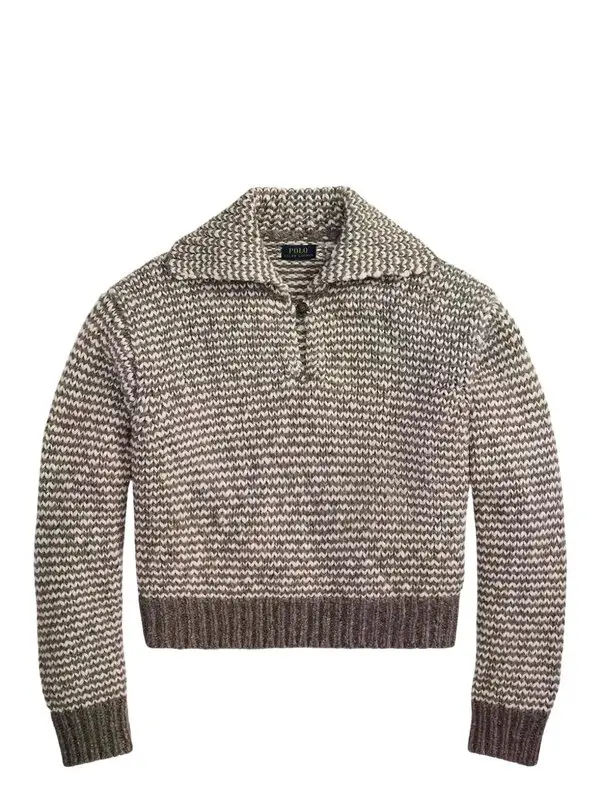 Polo Ralph Lauren Striped Sweater - Grey