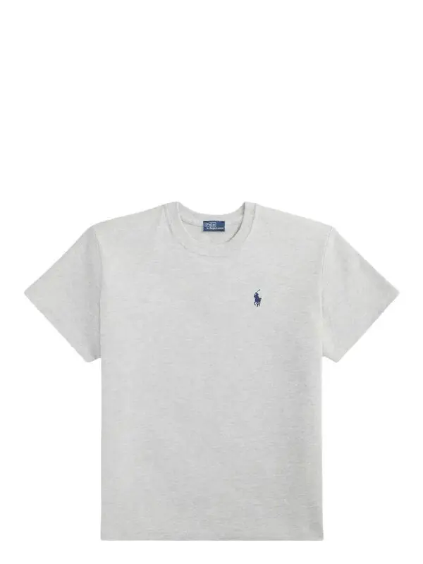 Polo Ralph Lauren Embroidered Logo Cotton T-shirt - Grey