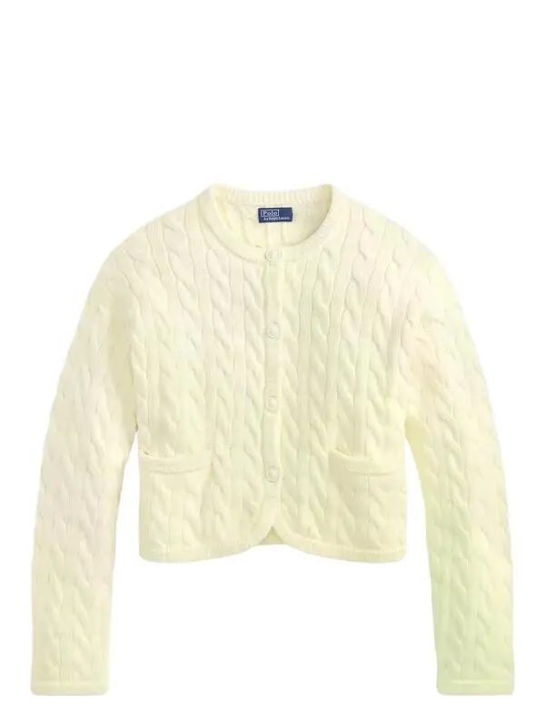 Polo Ralph Lauren Beige Cable-knit Cardigan - Neutrals