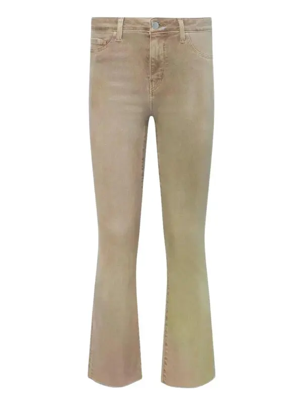L'Agence Kendra Coated Jeans - Neutrals