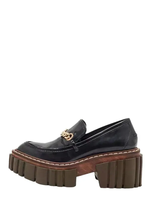 Stella McCartney Odette Chain-link Loafers - Black