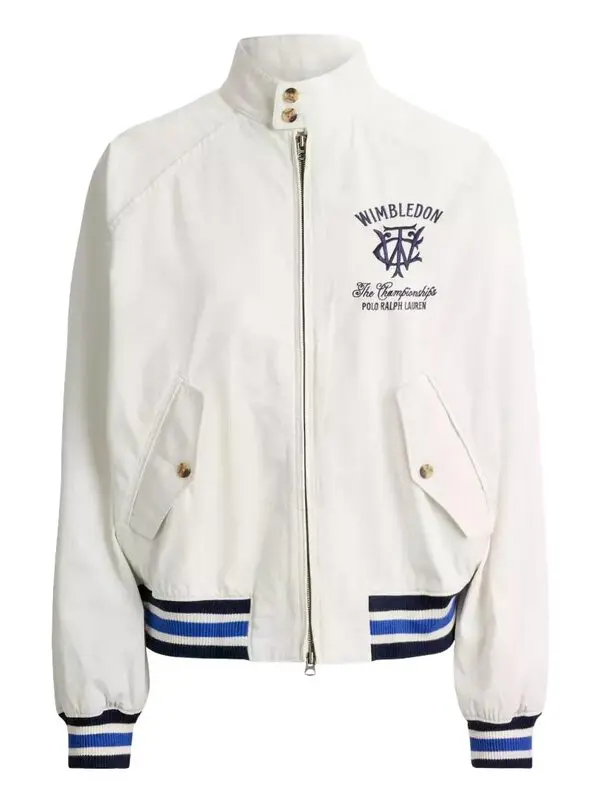 Polo Ralph Lauren Embroidered Wimbledon Jacket - White