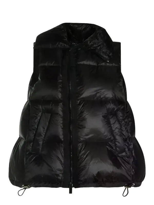 Sacai Quilted Puffer Gilet - Black