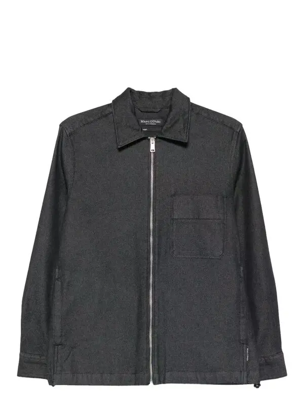 Marc O'polo Patch Pocket Shirt Jacket - Grey
