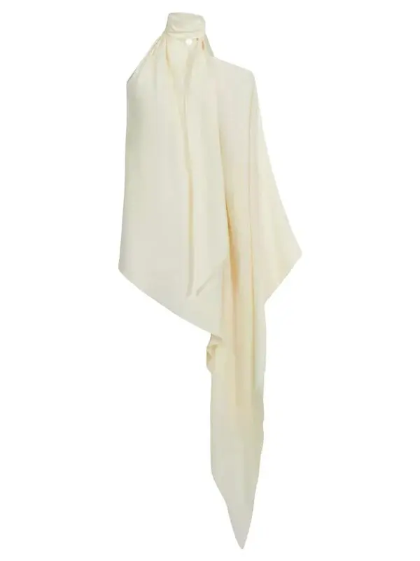 TALLER MARMO Ivory Atlas Asymmetric Dress - Neutrals