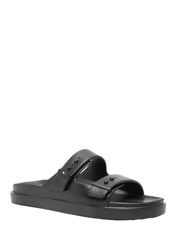 Tommy Hilfiger Double Strap Sandals - Black