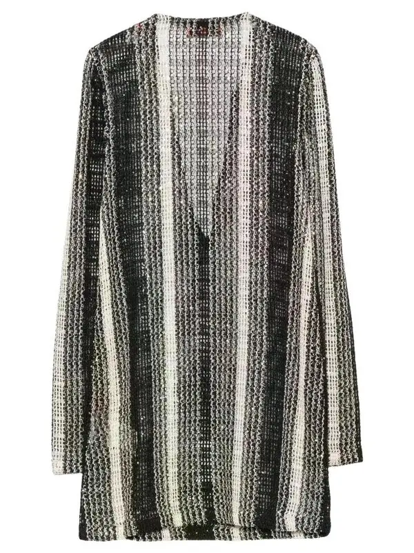 Missoni Sequin-embellished Striped Beach Dress - Black