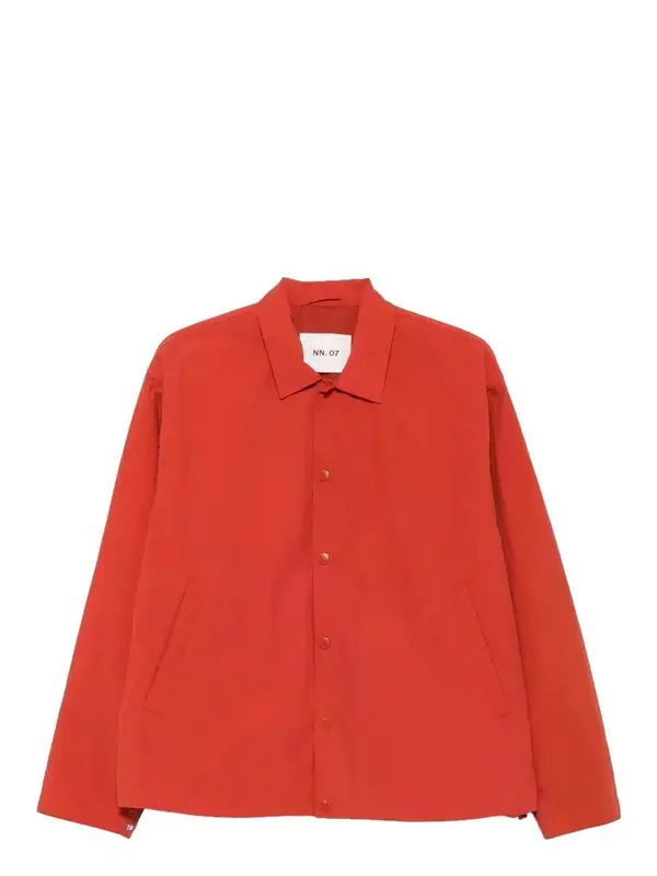 Nn07 Fenton Buttoned Jacket - Red