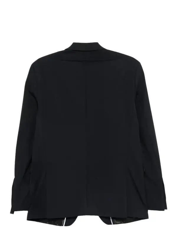 Karl Lagerfeld Single-breasted Buttoned Blazer - Blue