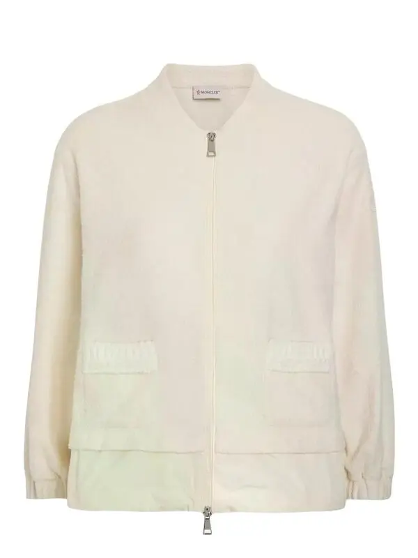 Moncler Long-sleeved Jacket - Neutrals