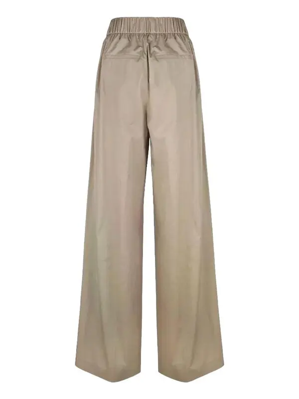 Peserico Elasticated Waist Wide-leg Trousers - Neutrals