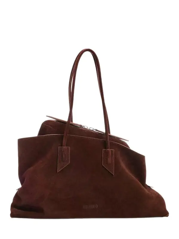 Attico Medium La Passeggiata Shoulder Bag - Brown