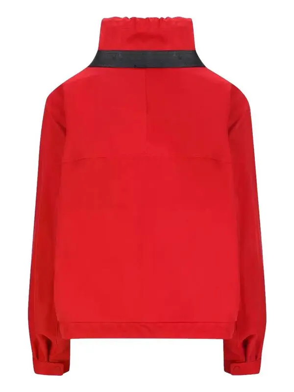 Loewe High-neck Gabardine Jacket - Red