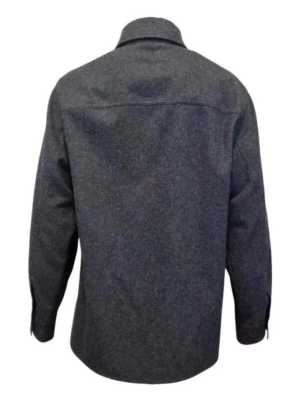 JIL SANDER Button-up Chest-pocket Jacket - Grey