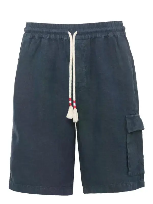 MC2 SAINT BARTH Marseille Drawstring Shorts - Blue