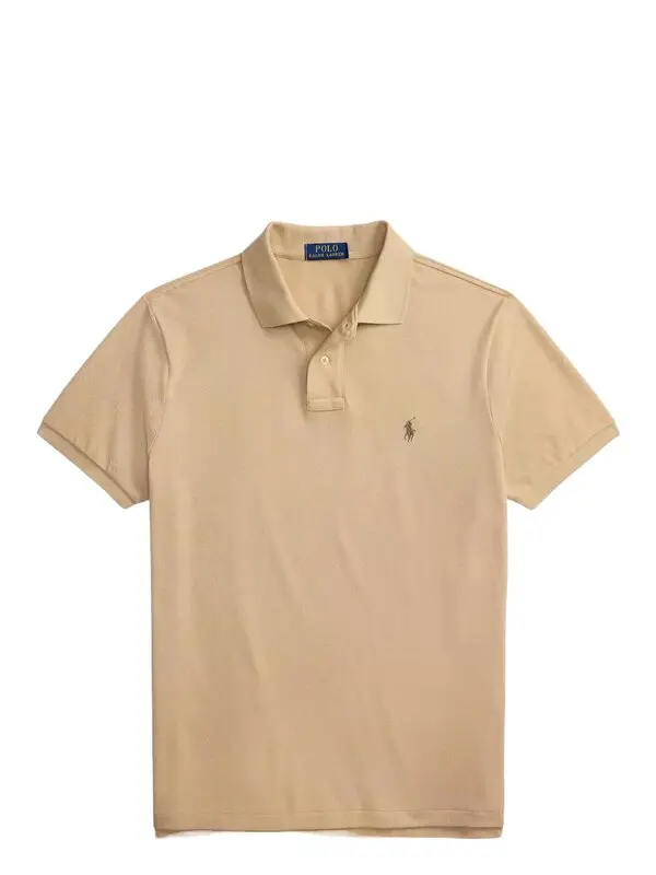 Polo Ralph Lauren Logo-embroidered Piqué Polo Shirt - Neutrals