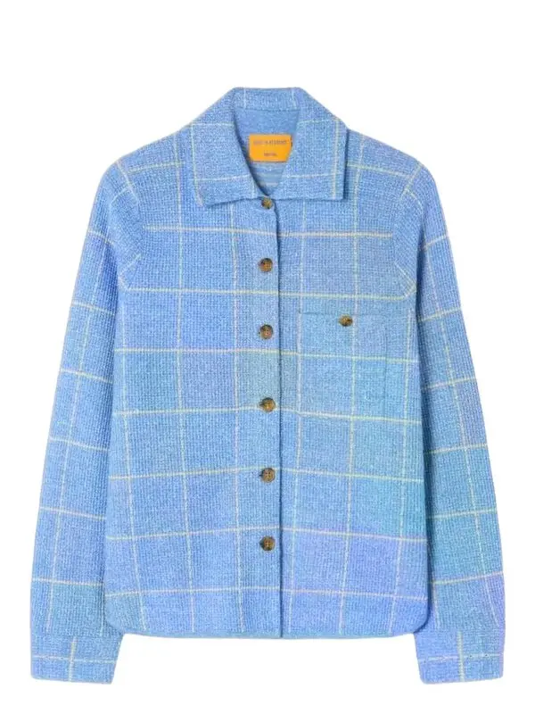 Guest In Residence Dylan Plaid Shirt - Blue