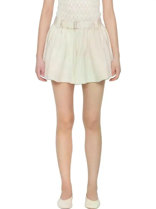Sea Angelina Belted Shorts - Neutrals