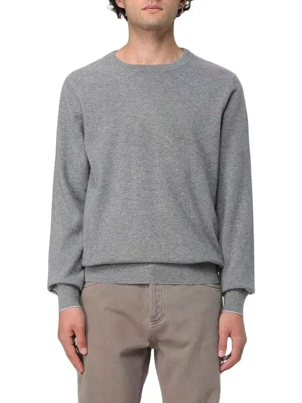 Brunello Cucinelli Cashmere Crew-neck Sweater - Grey