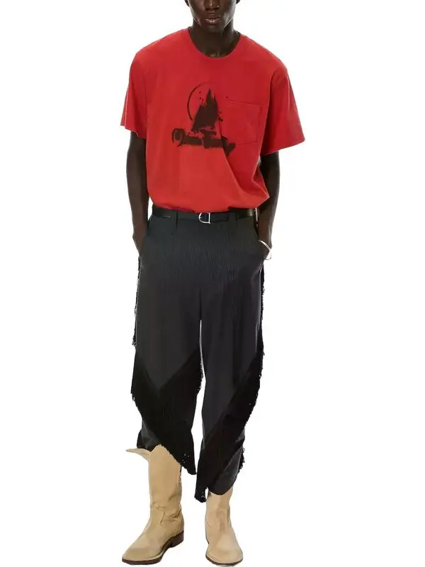 MASU Castle Pocket T-shirt - Red