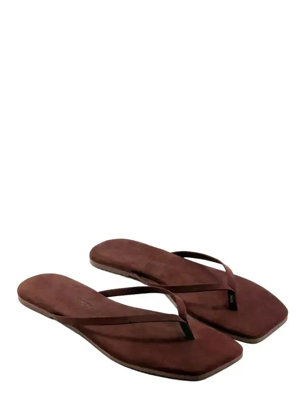Tkees Lily Suede Flip-flops - Brown