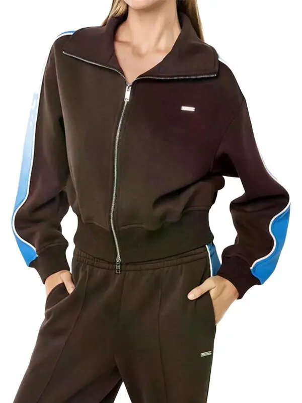 P.E Nation Triumph 2.0 Cropped Jacket - Brown