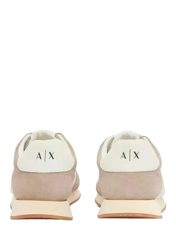 Armani Exchange Panelled Logo Sneakers - Neutrals