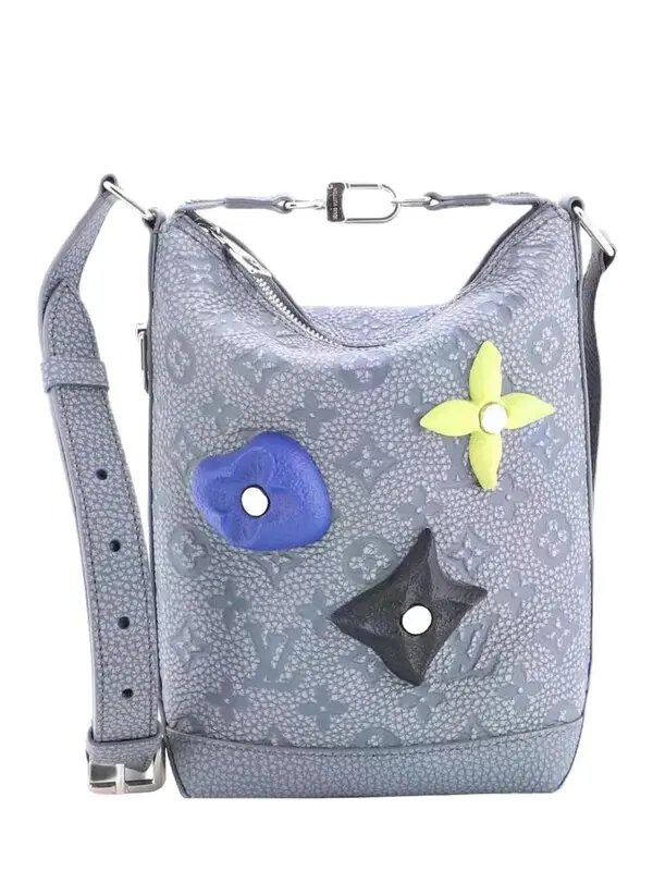 LOUIS VUITTON Climbing Cruiser Hobo Limited Edition Monogram Taurillon Leather Bag - Grey