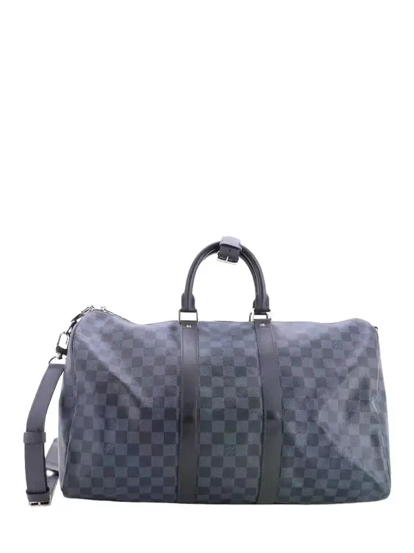 LOUIS VUITTON Keepall Bandouliere 45 Travel Bag - Blue