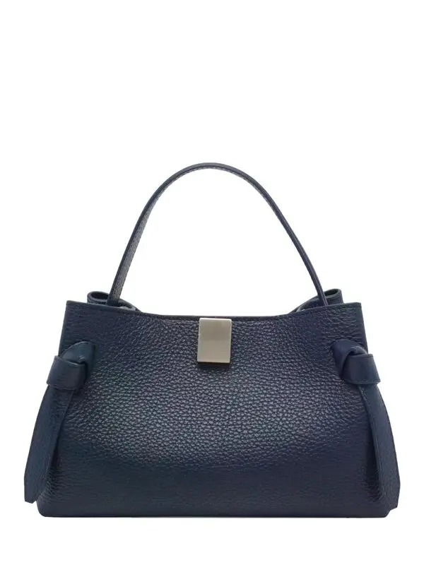 Yuzefi Gyoza Knot Detail Clutch Bag - Blue