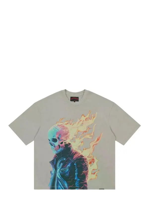 GODSPEED Aura D’inferno Graphic-print T-shirt - Grey