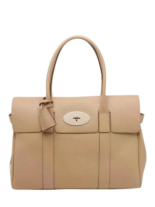 Mulberry Small Bayswater Leather Tote Bag - Neutrals