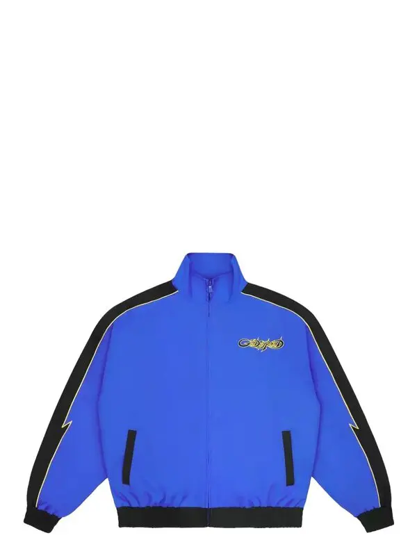 GODSPEED Logo Print Panelled Jacket - Blue
