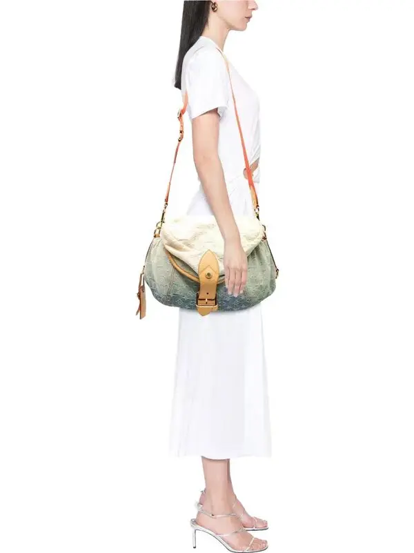 LOUIS VUITTON Monogram Denim Sunshine Crossbody Bag - Blue
