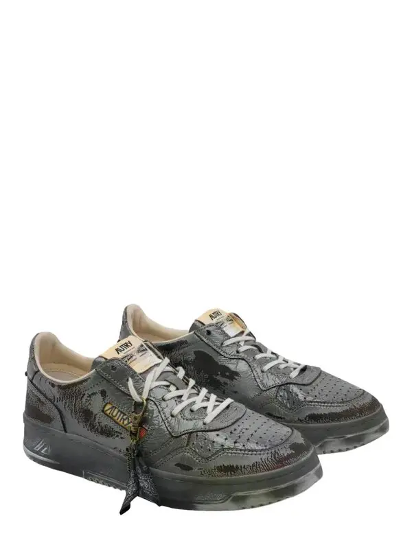 AUTRY Super Logo Patch Sneakers - Grey