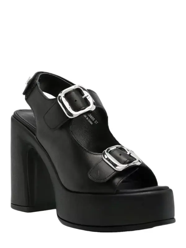 CULT Bjork Buckle-detail Sandals - Black