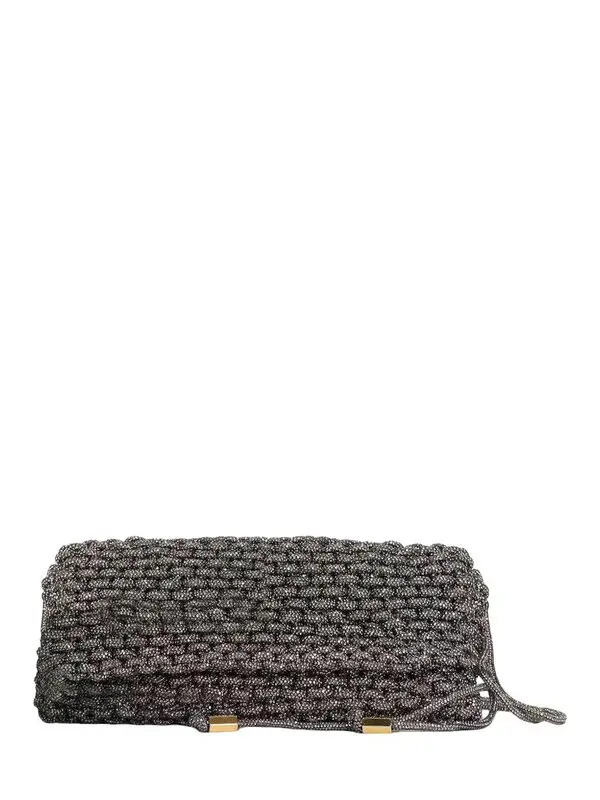 HIBOURAMA Aurora Crystal-embellished Clutch Bag - Grey