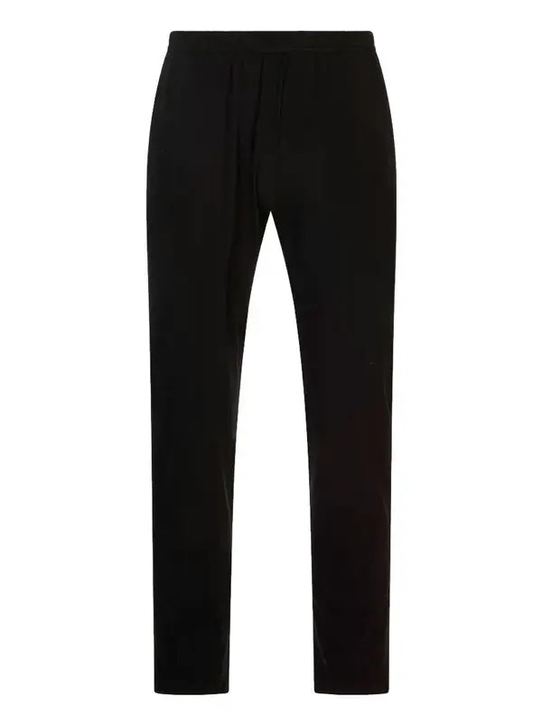 Kiton Logo-embroidered Pajamas Trousers - Black