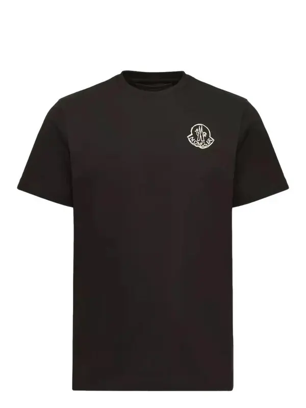 Moncler Logo-patch T-shirt - Black