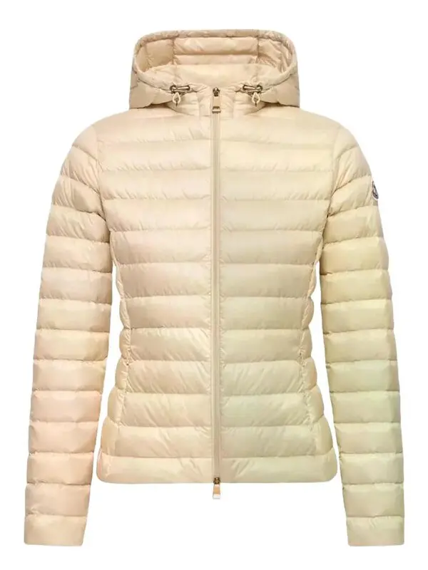 Moncler Quilted Down Hooded Jacket - Neutrals