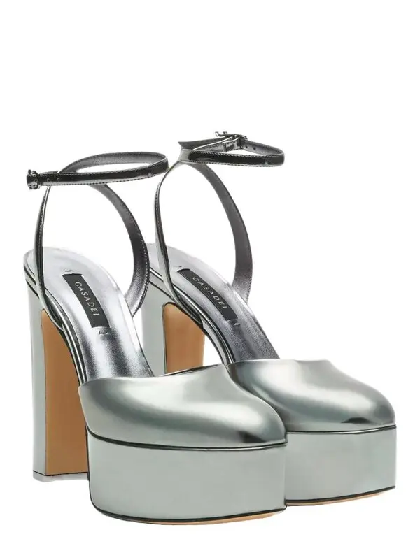 Casadei Platform Sandals - Silver