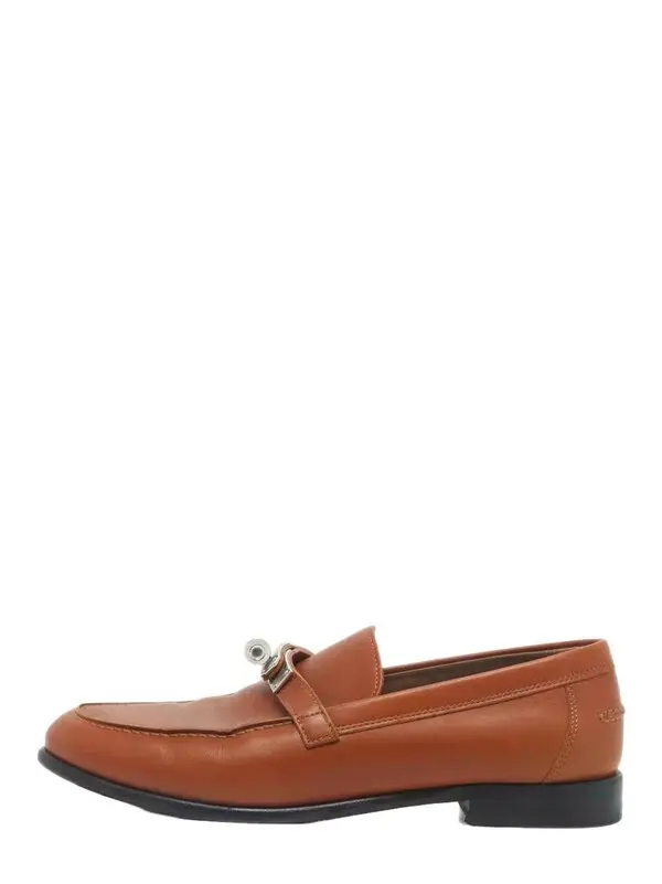 Hermès Destin Leather Loafers - Neutrals