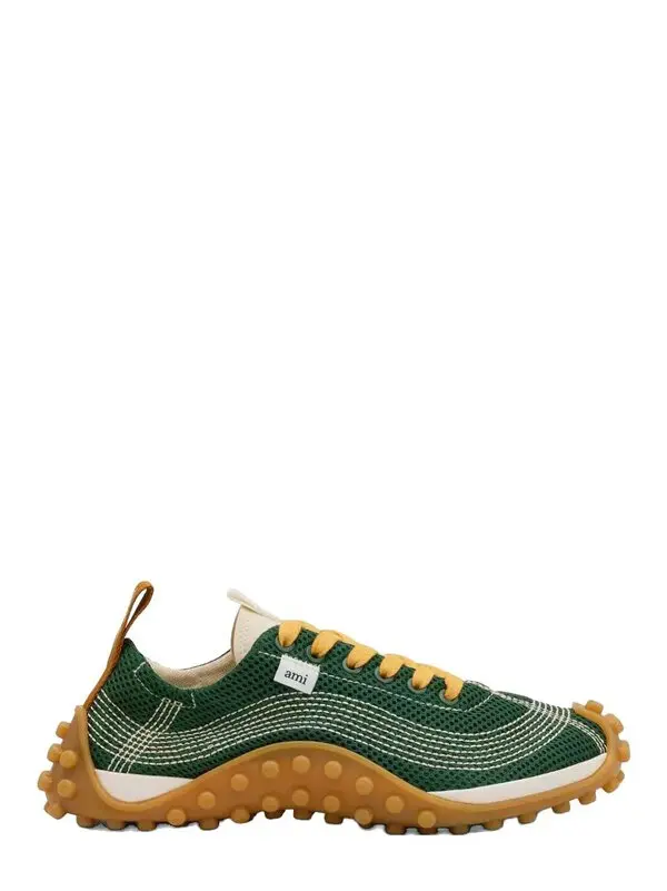 AMI Paris Mesh Mirage Sneakers - Green