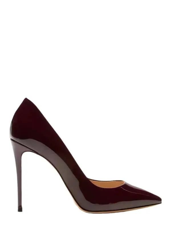 Casadei Julia Patent Leather Pumps - Red