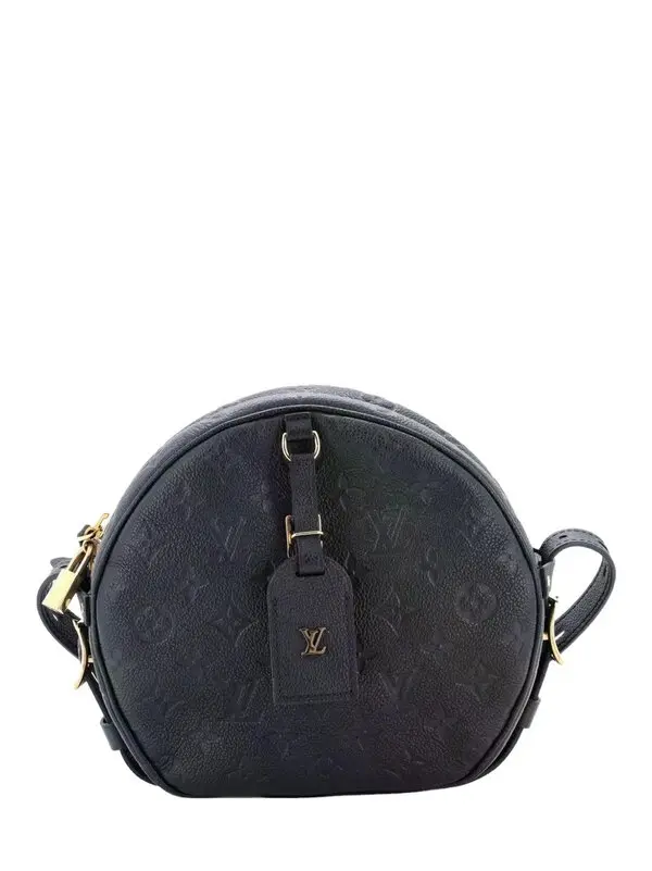 LOUIS VUITTON Monogram Empreinte Boite Chapeau Souple Mm Bag - Black
