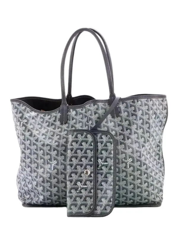 Goyard Anjou Reversible Coated Canvas Pm Tote Bag - Grey
